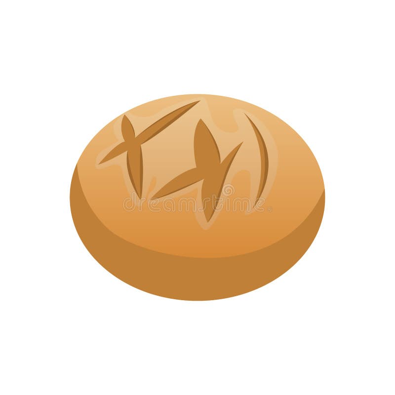 Isolated bread bowl stock vector. Illustration of bakery - 145065652