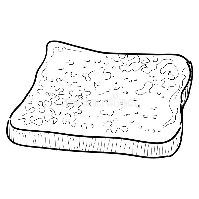 Isolated bread sketch stock illustration. Illustration of clip - 92690886