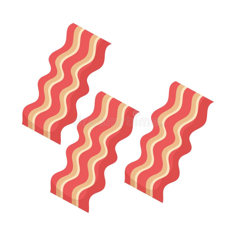 Isolated Breakfast Bacon Vector Design Stock Illustration ... Isolated Breakfast Bacon Vector Design Stock Illustration ...