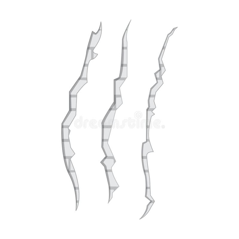 Isolated brick wall crack stock vector. Illustration of dirty - 137625356