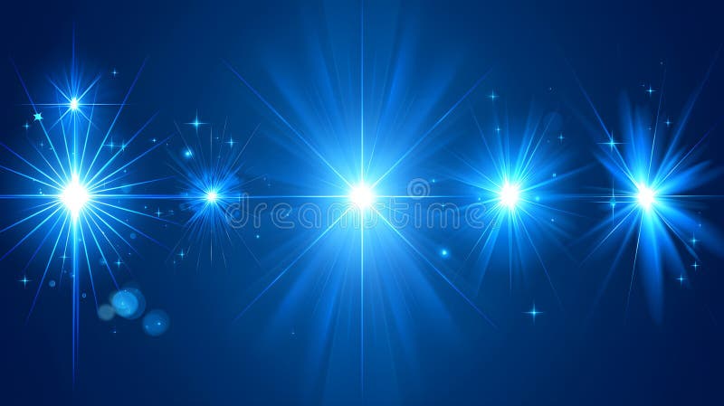 Isolated Brightness Set. Shining Light Stock Photo - Image of sparkle ...