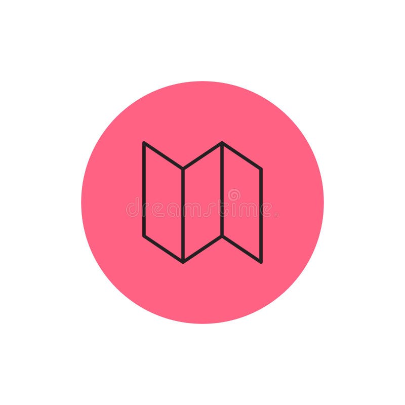 Isolated brochure red logo stock vector. Illustration of design - 205215984