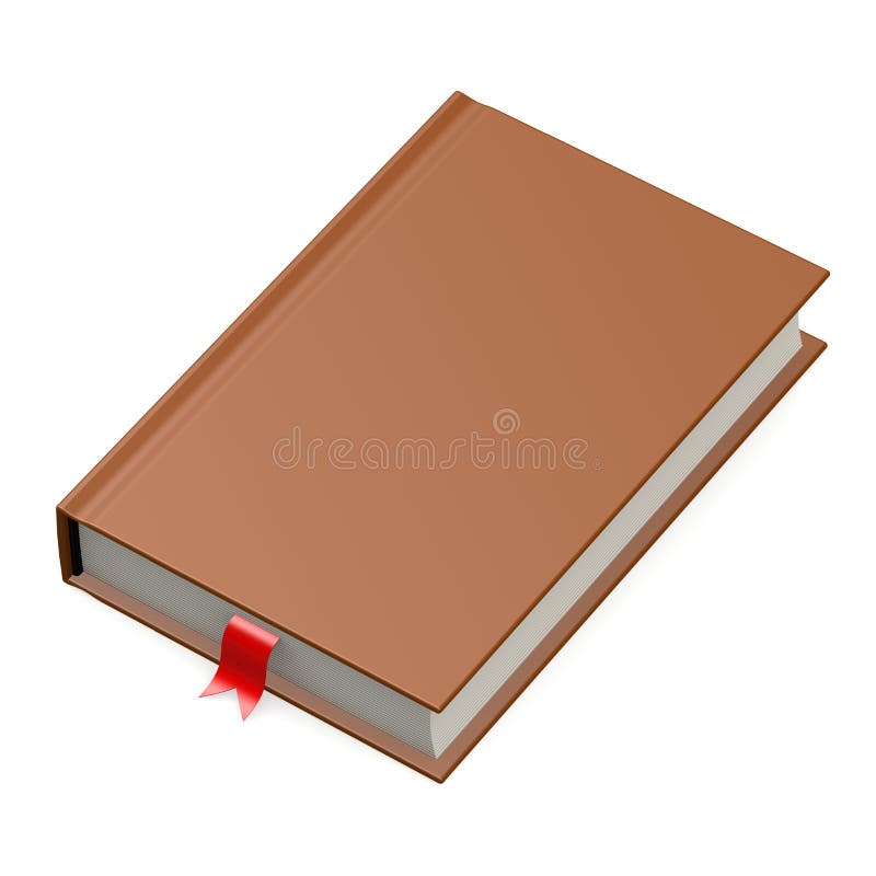 Isolated brown book stock illustration. Illustration of album - 52989846