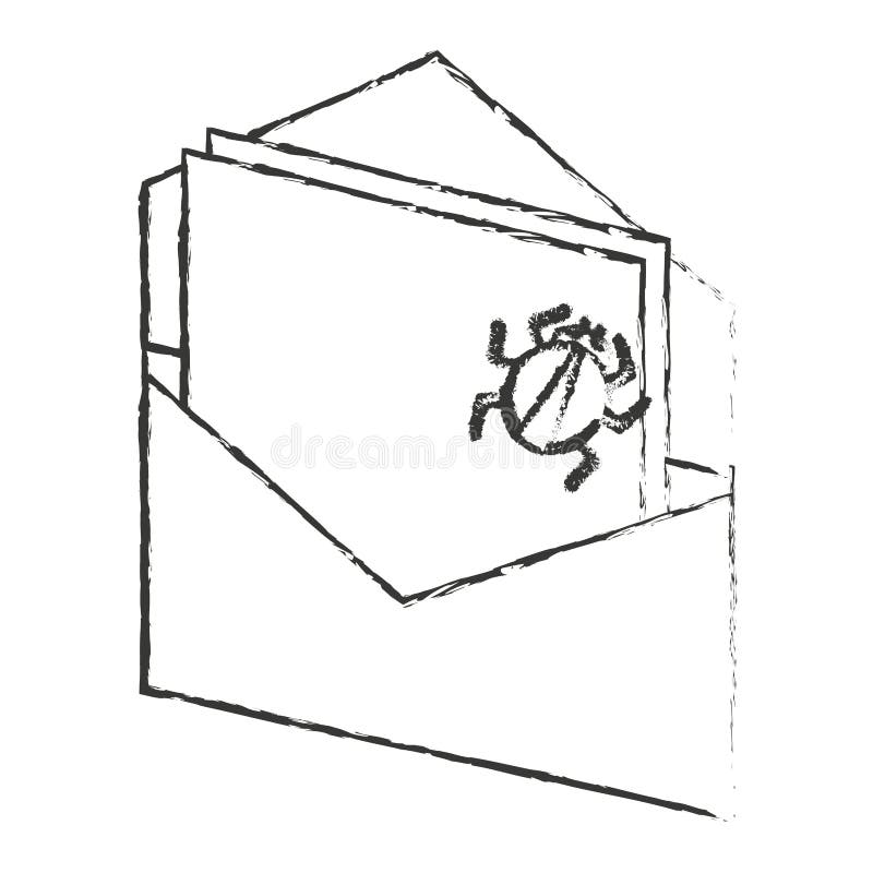 Isolated Envelope Bug Design Stock Illustrations – 399 Isolated ...