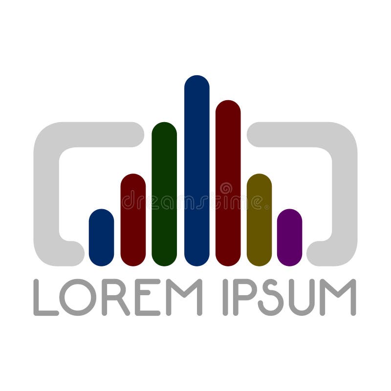 Isolated building logo stock illustration. Illustration of concept ...