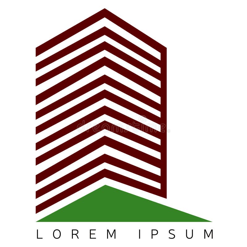 Isolated building logo stock illustration. Illustration of home - 88789047