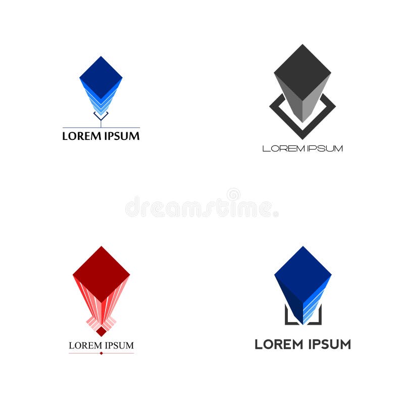 Isolated building logo stock illustration. Illustration of shape - 81412412