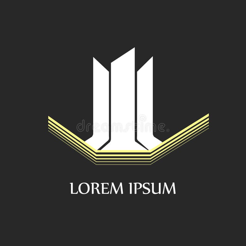 Isolated building logo stock illustration. Illustration of apartment ...