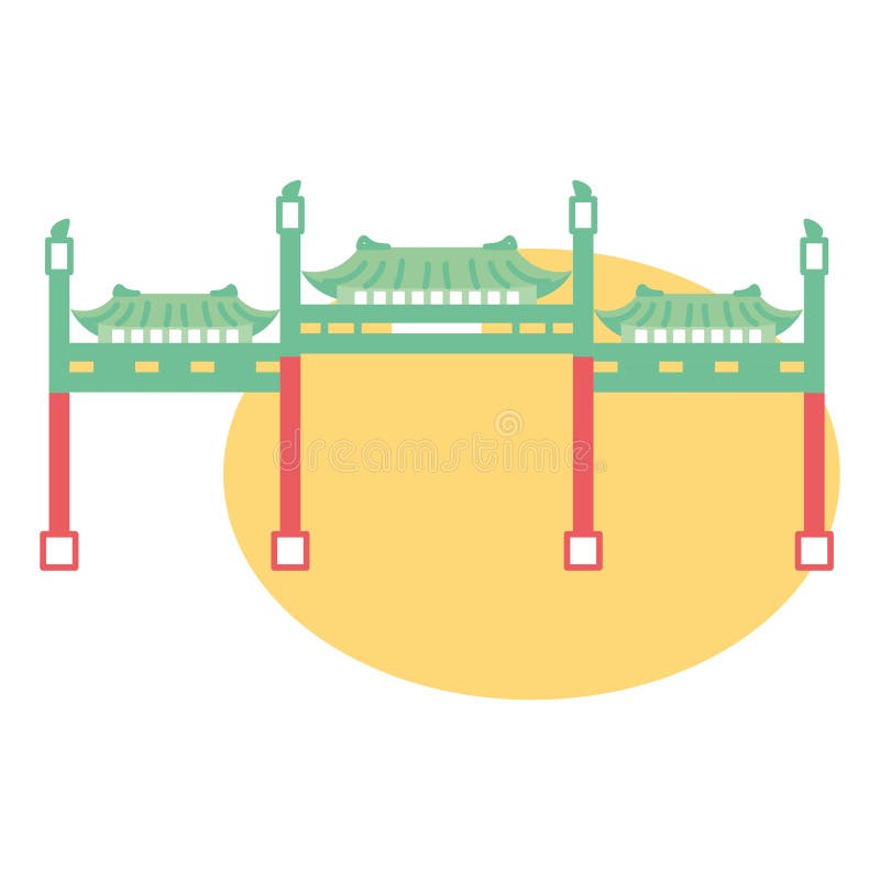 Isolated builds asian stock vector. Illustration of delicious - 196262066