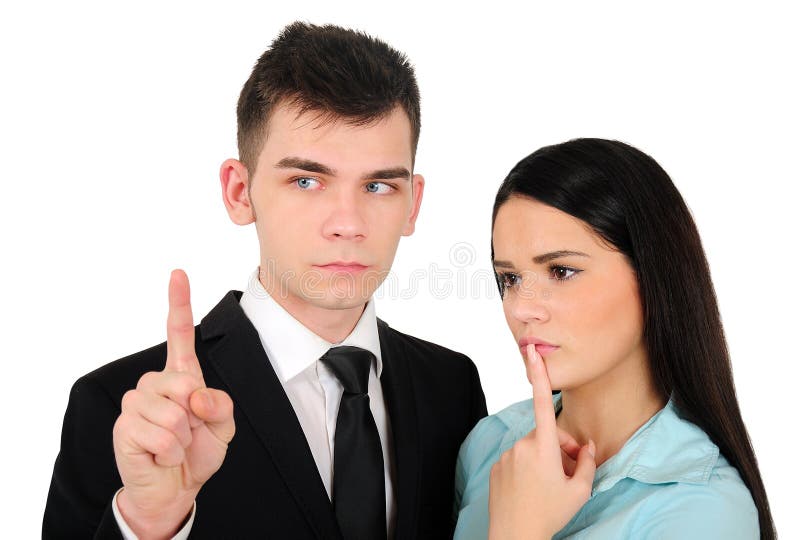 Business Man Press Something Stock Photo - Image of navigation, people ...