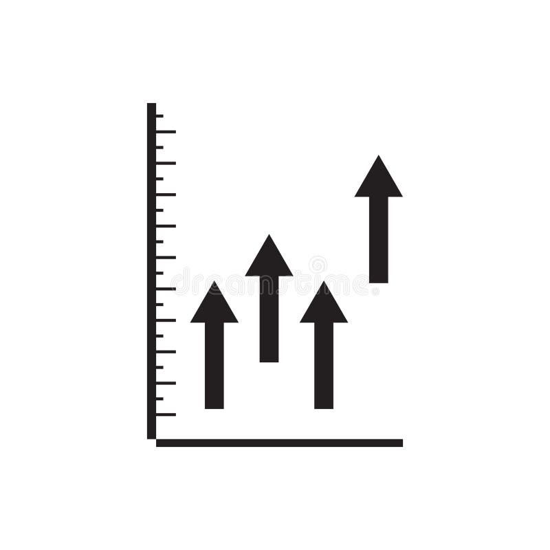 Decrease arrow down stock vector. Illustration of chart - 148310538