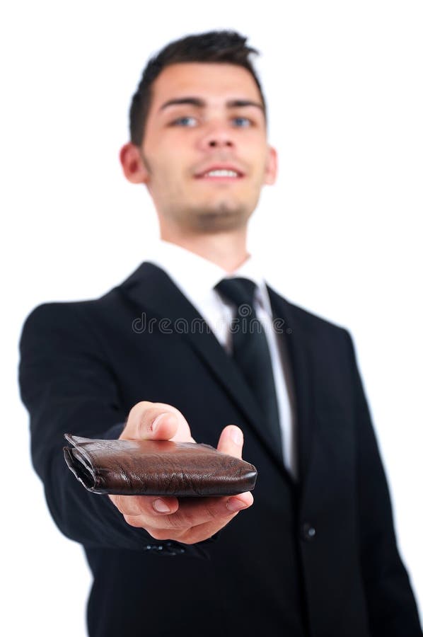Isolated business man stock image. Image of career, currency - 26669465