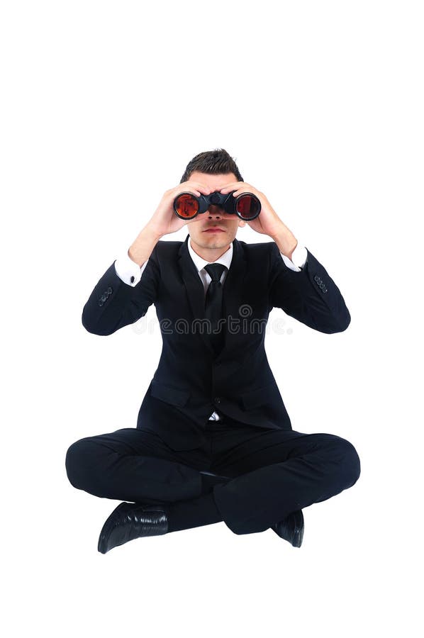 Isolated business woman stock photo. Image of office - 26993928