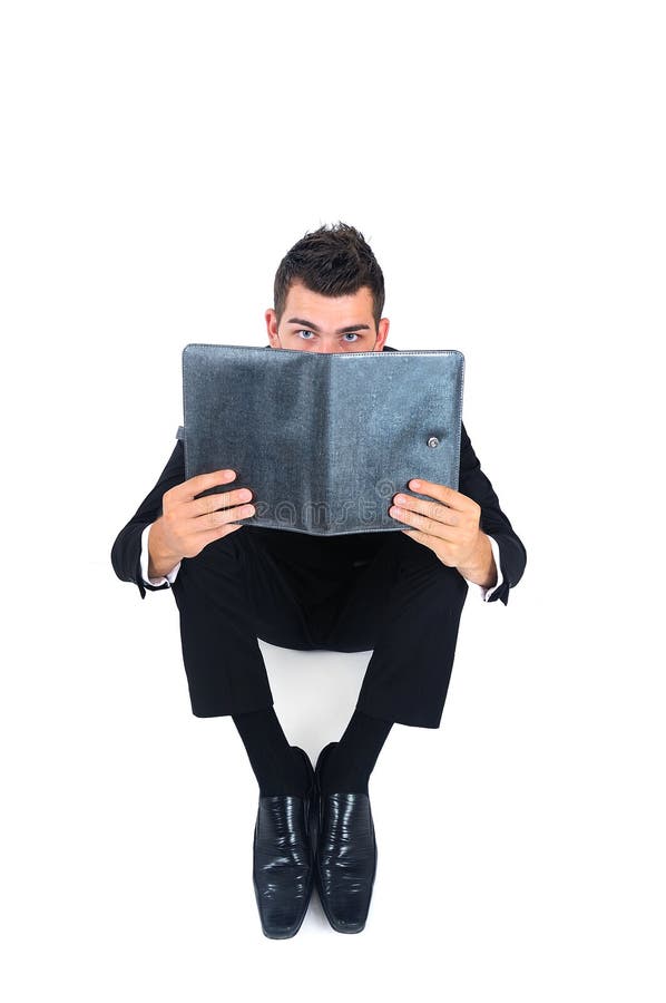 Isolated business man stock photo. Image of male, executive - 26669606