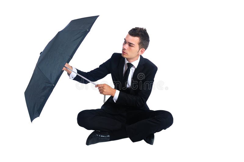 Isolated business man stock image. Image of body, holding - 26669625