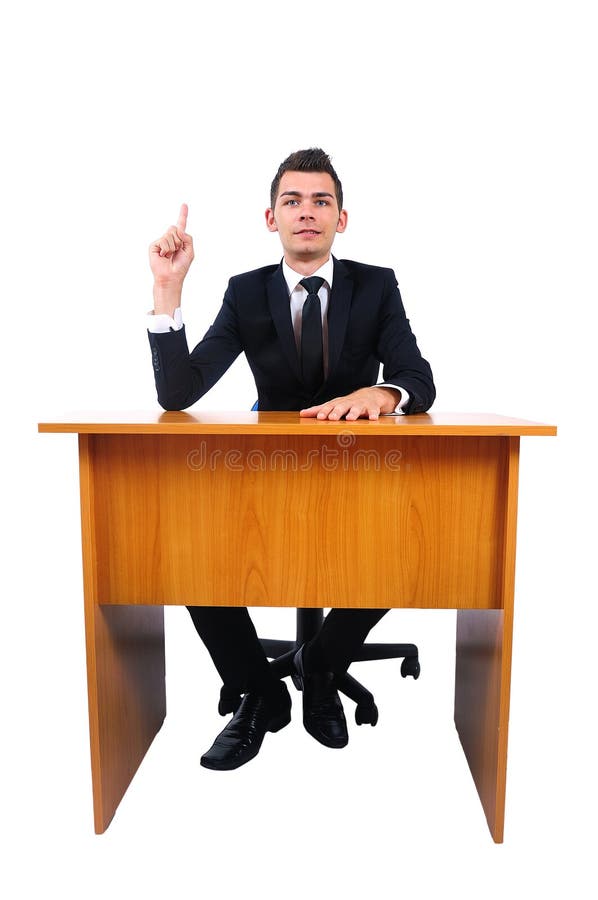 Isolated business man stock image. Image of career, caucasian - 26669753