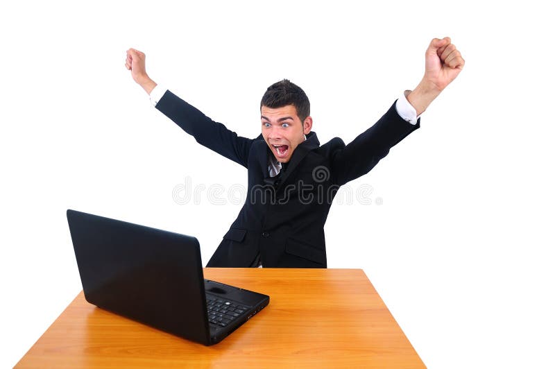 Man Sitting Office Chair Screaming Stock Photos - Free & Royalty-Free ...