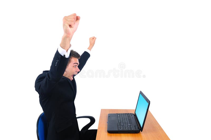 Isolated business man stock photo. Image of professional - 26669754