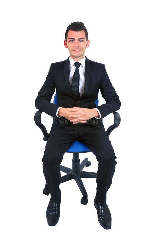 Isolated business man stock image. Image of handsome - 42527737