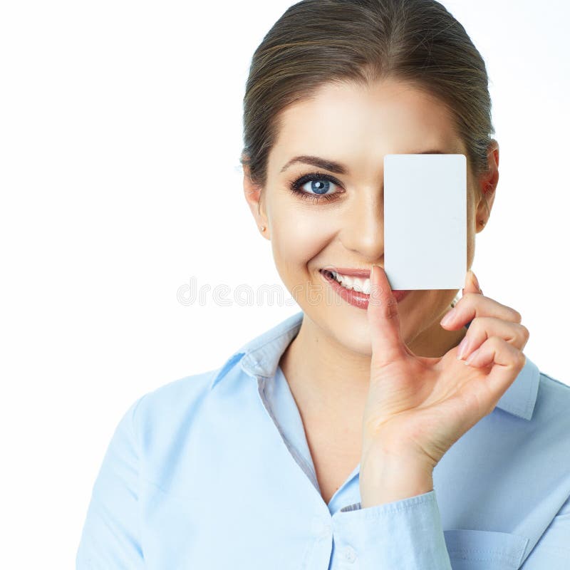 Smiling Young Woman Holding Gold Credit Card Ahead Face Stock Image ... Smiling Young Woman Holding Gold Credit Card Ahead Face Stock Image ...
