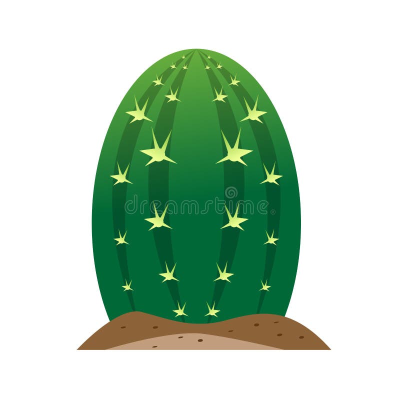Isolated cactus icon stock vector. Illustration of cartoon - 179905618