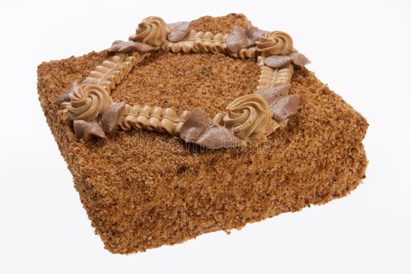 Isolated Cake stock image. Image of circle, macro, ornate - 11520203