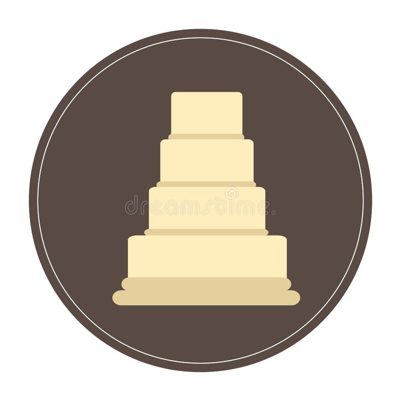 Isolated cake icon stock vector. Illustration of clipart - 92196329
