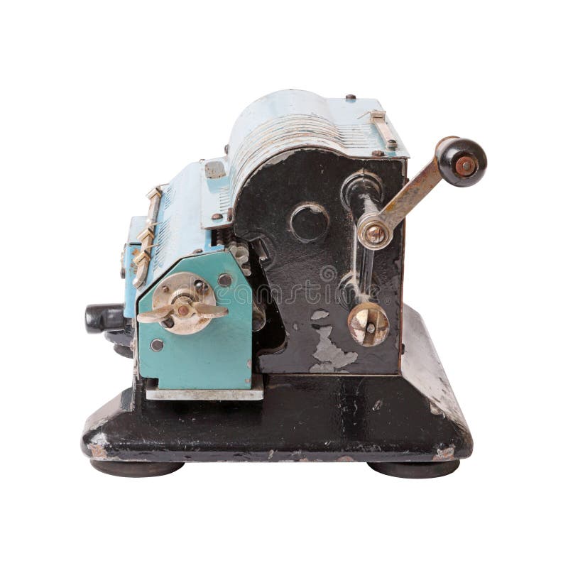 Isolated Calculating Machine Side View Stock Photos - Free & Royalty ...