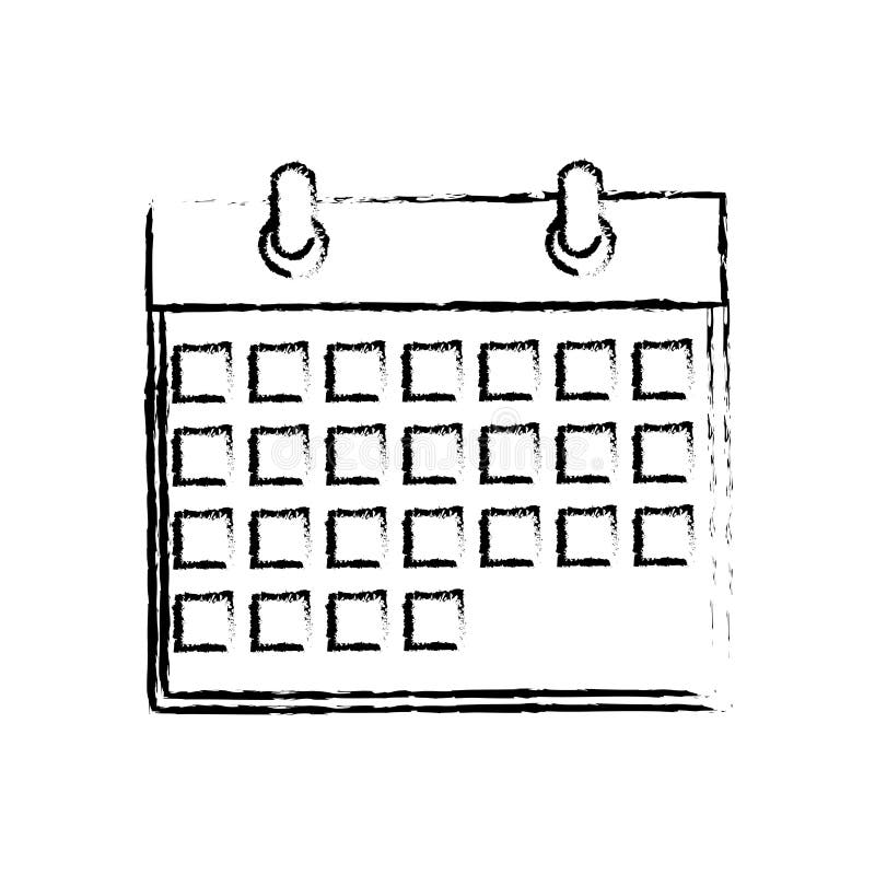 Isolated calendar date stock illustration. Illustration of message ...
