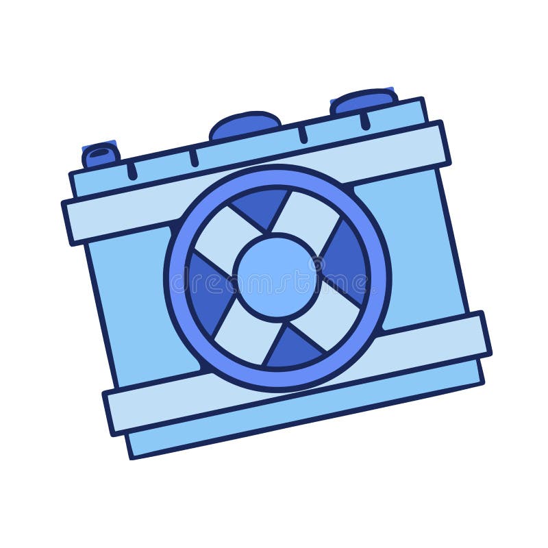 Isolated Camera Beach Vector Illustration Stock Vector - Illustration ...