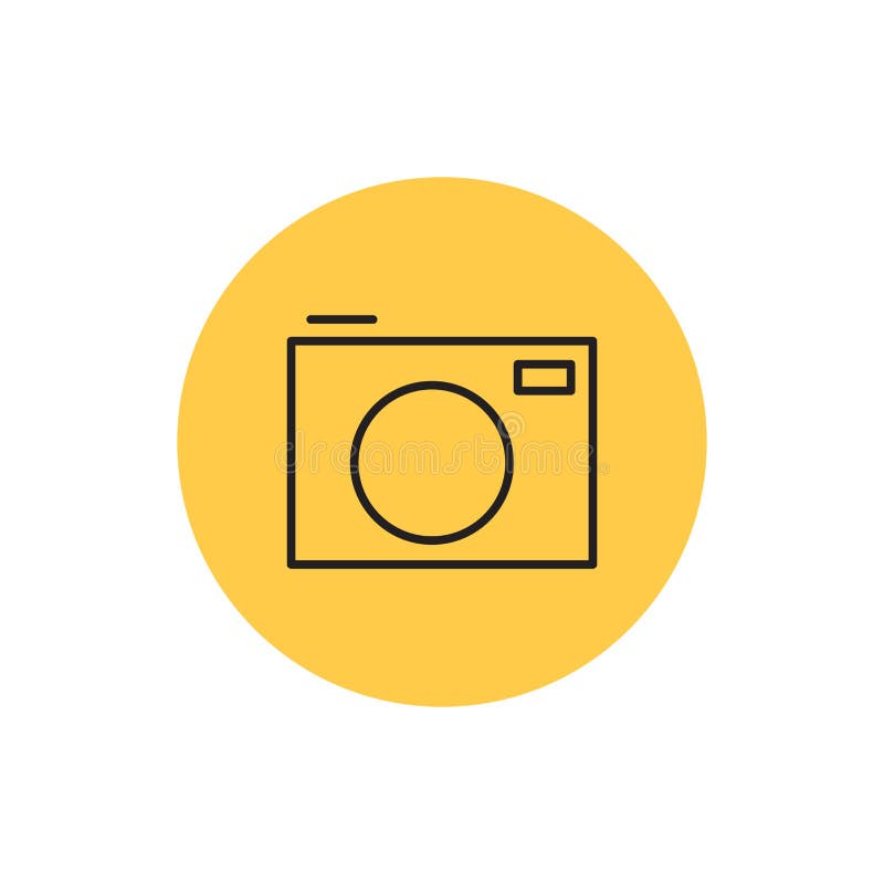 Tecnology Camera Logo.Circle Lines Camera with Tech Connect Logo Vector ...