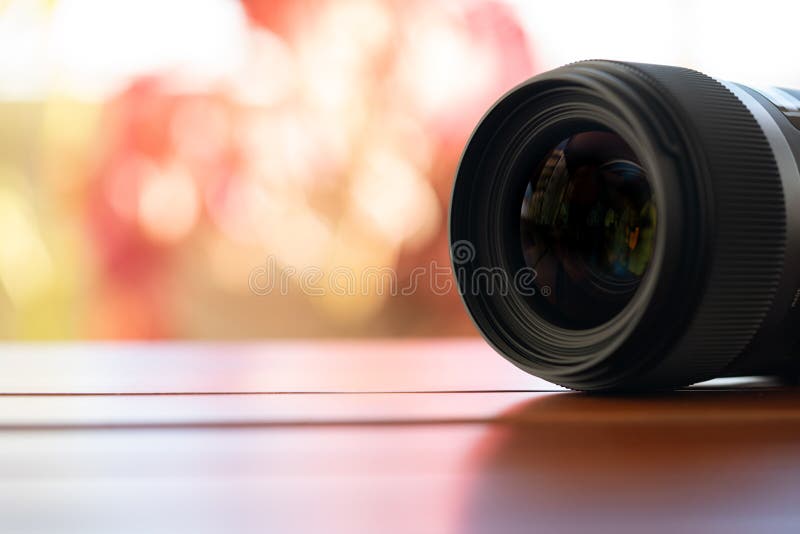 Isolated camera lens stock image. Image of blurred, focus - 139523071