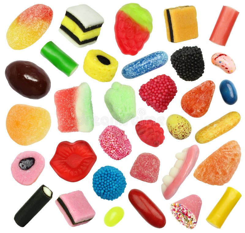 Candy Collage stock image. Image of choice, candy, detail - 27596367