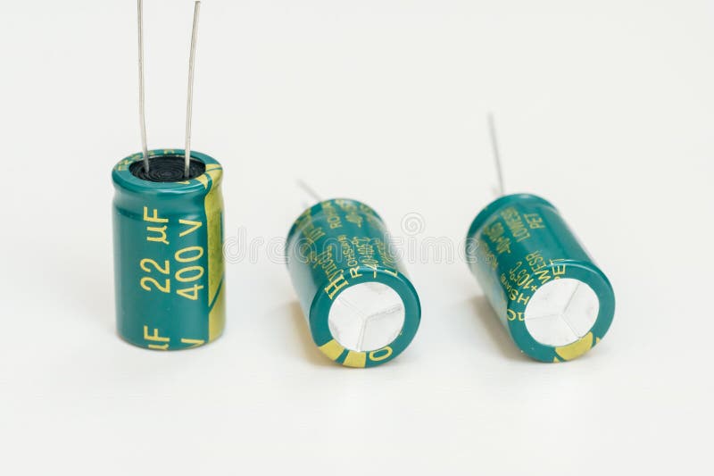 Isolated Capacitor, Used in Electronic Device. Electronic Parts Concept ...