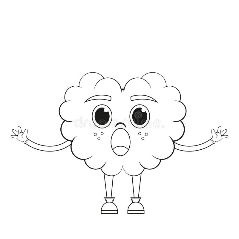 Vector Cartoon Brain Open Stock Illustrations – 1,139 Vector Cartoon ...