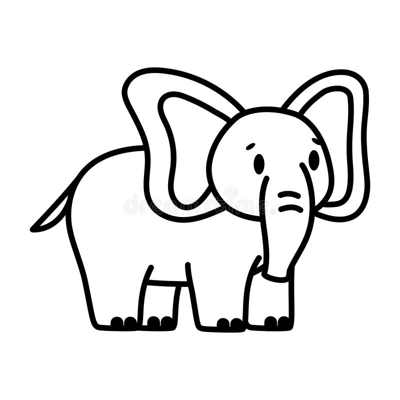 Isolated Cartoon of an Elephant Stock Vector - Illustration of mascot ...