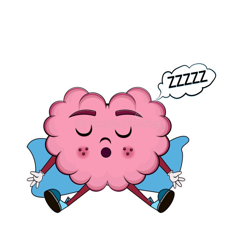 Sleeping, Brain collection stock vector. Illustration of brain - 72863488
