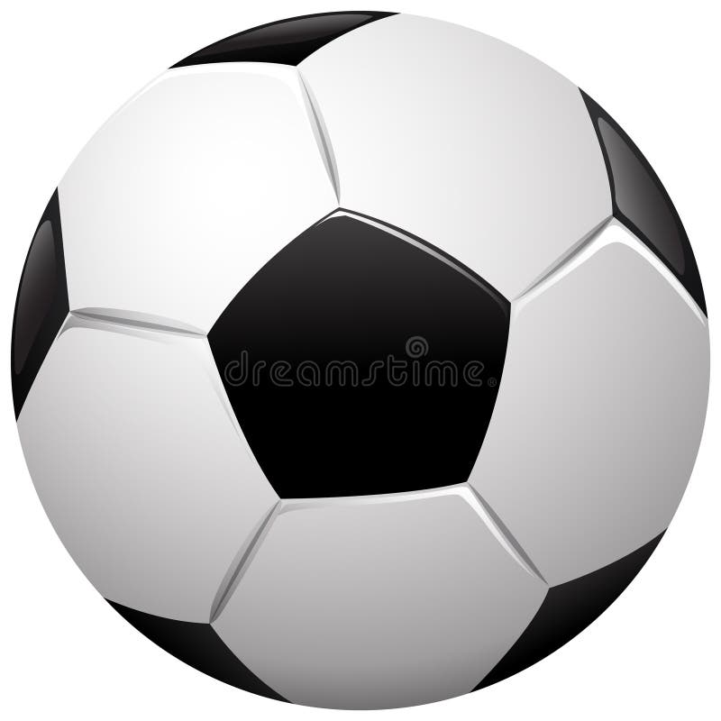 Isolated Cartoon Style Football Illustration Stock Vector ...