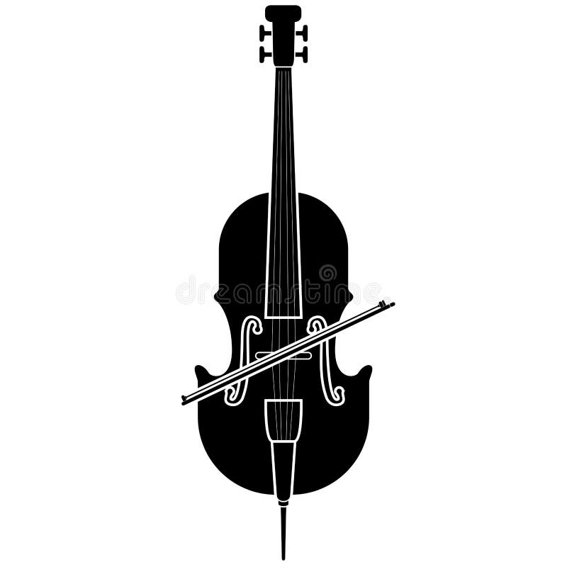 Isolated Cello Icon. Musical Instrument Stock Vector - Illustration of ...