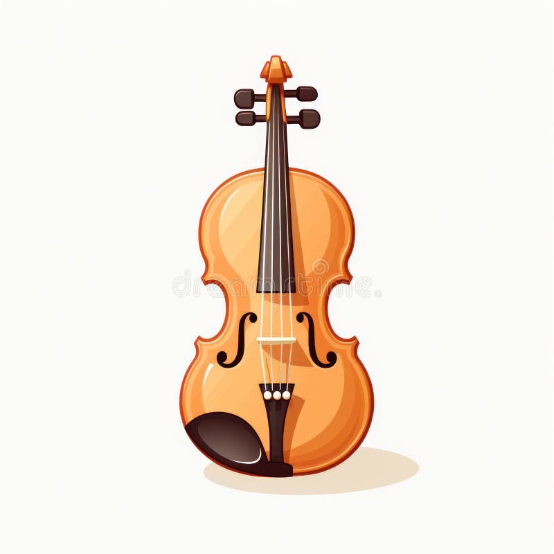 Isolated Cello on White Background AI Generated Stock Photo - Image of ...