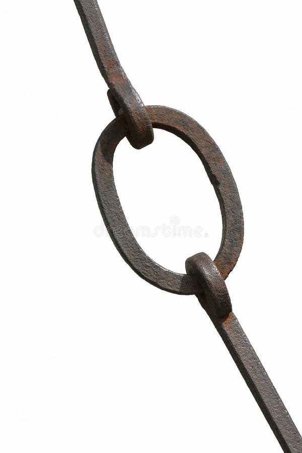Isolated old chains stock photo. Image of isolated, chain - 5870024