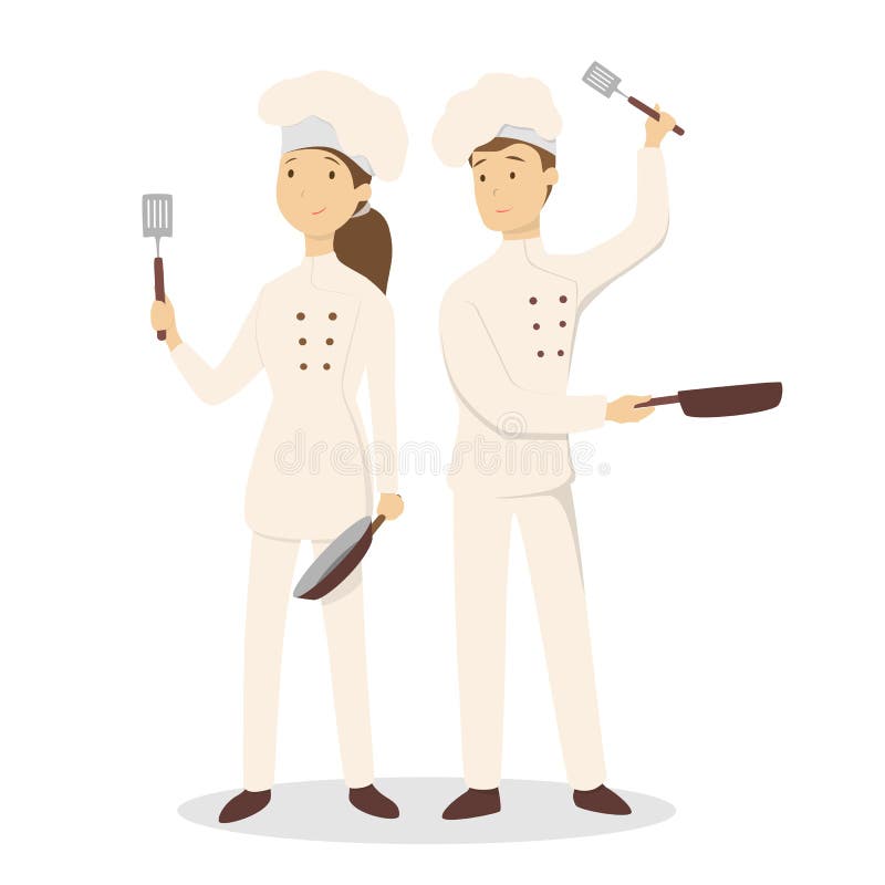Isolated cooking chef. stock vector. Illustration of character - 103798564