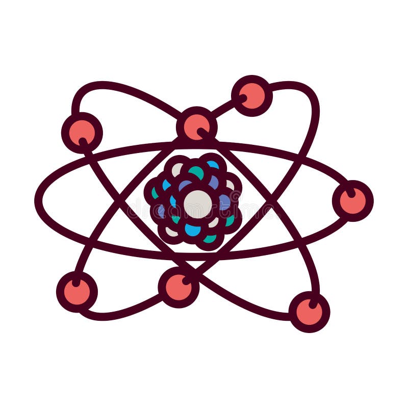 Isolated Chemistry Atom Vector Design Stock Vector - Illustration of ...