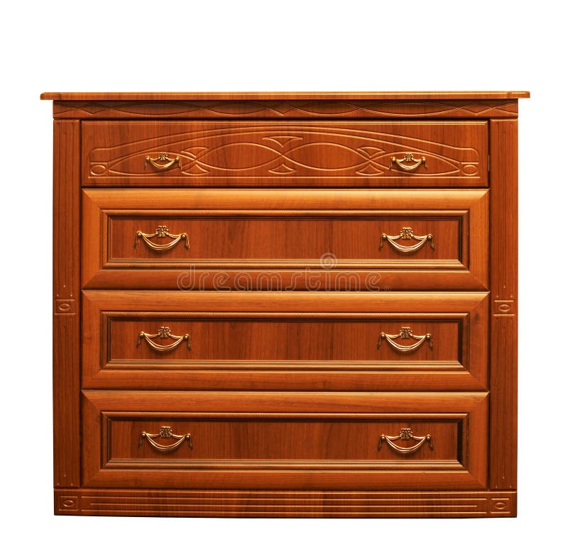 Isolated chest of drawers stock photo. Image of isolated - 4766108