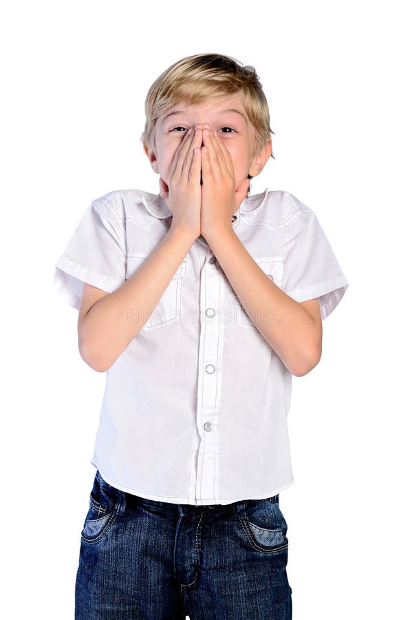 Isolated child boy stock photo. Image of agile, gymnastic - 41878186