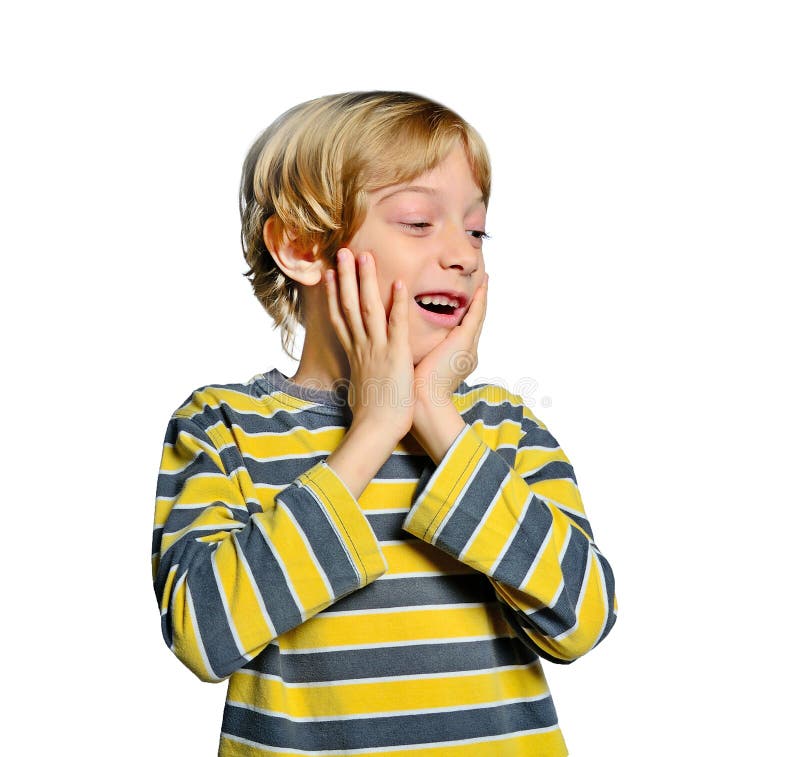 Isolated child boy stock photo. Image of agile, gymnastic - 41878186