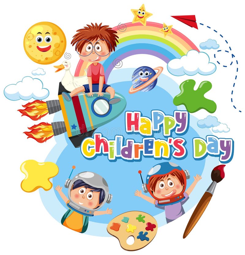 Isolated Children S Day Icon Stock Vector - Illustration of child ...