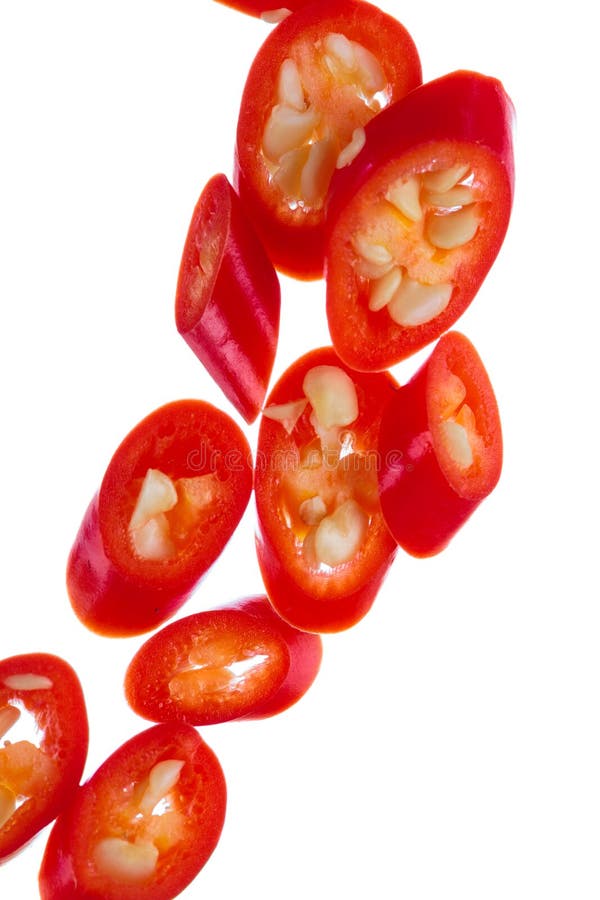 Isolated chilli pepper stock image. Image of cooking - 40546295