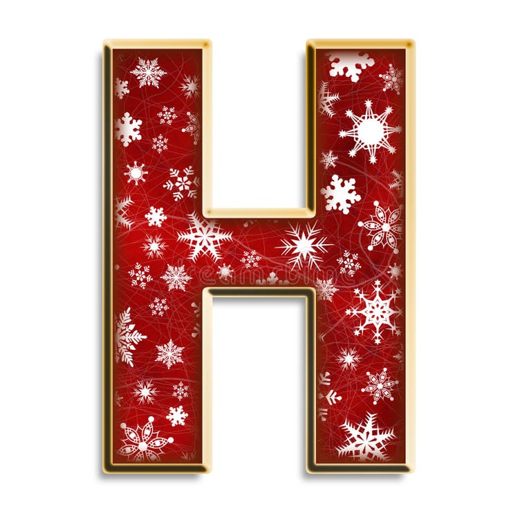Christmas Letter H Stock Illustrations – 494 Christmas Letter H Stock ...
