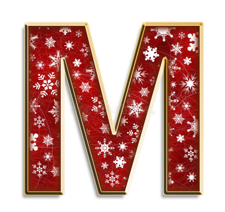 Christmas Letter M Stock Illustrations – 520 Christmas Letter M Stock ...